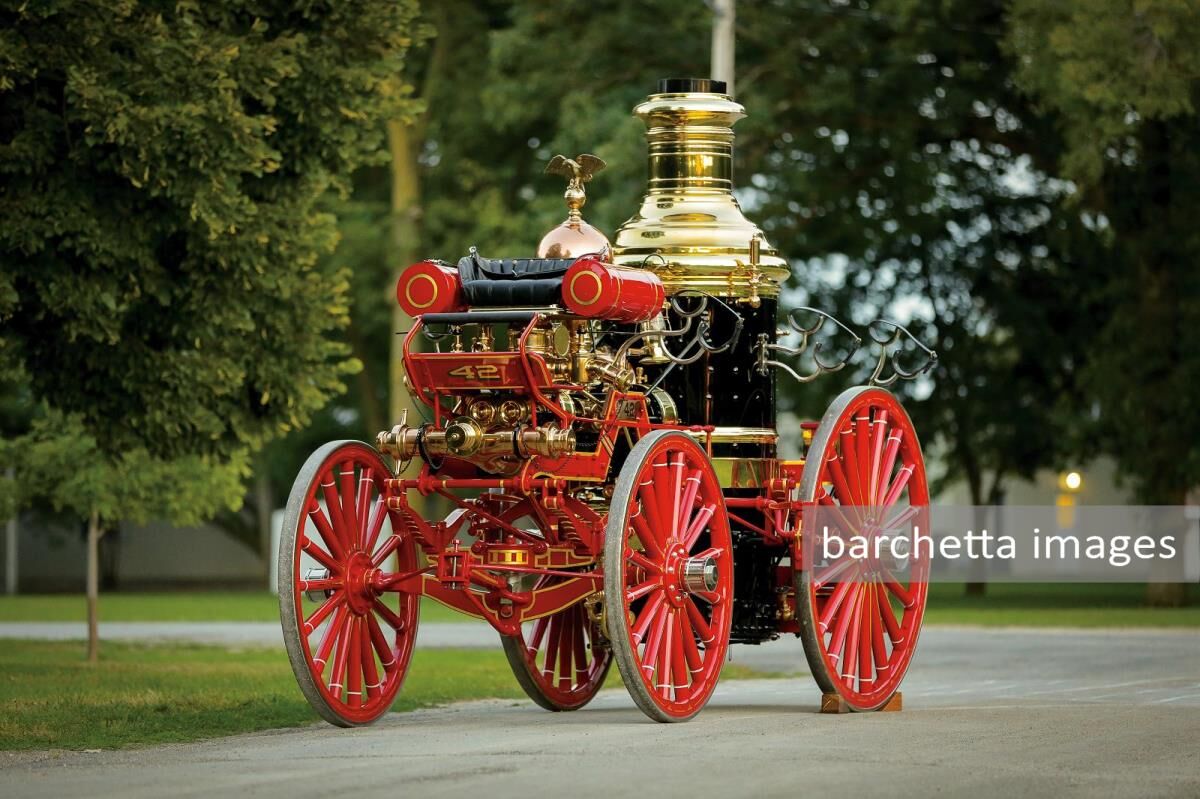 Lot 174 - 1894 Silsby Fourth Size Horse-Drawn Steam Pumper / barchetta ...